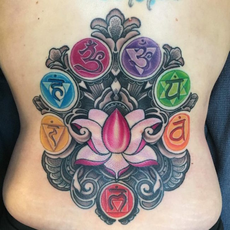 Chakra Watercolour Tattoos